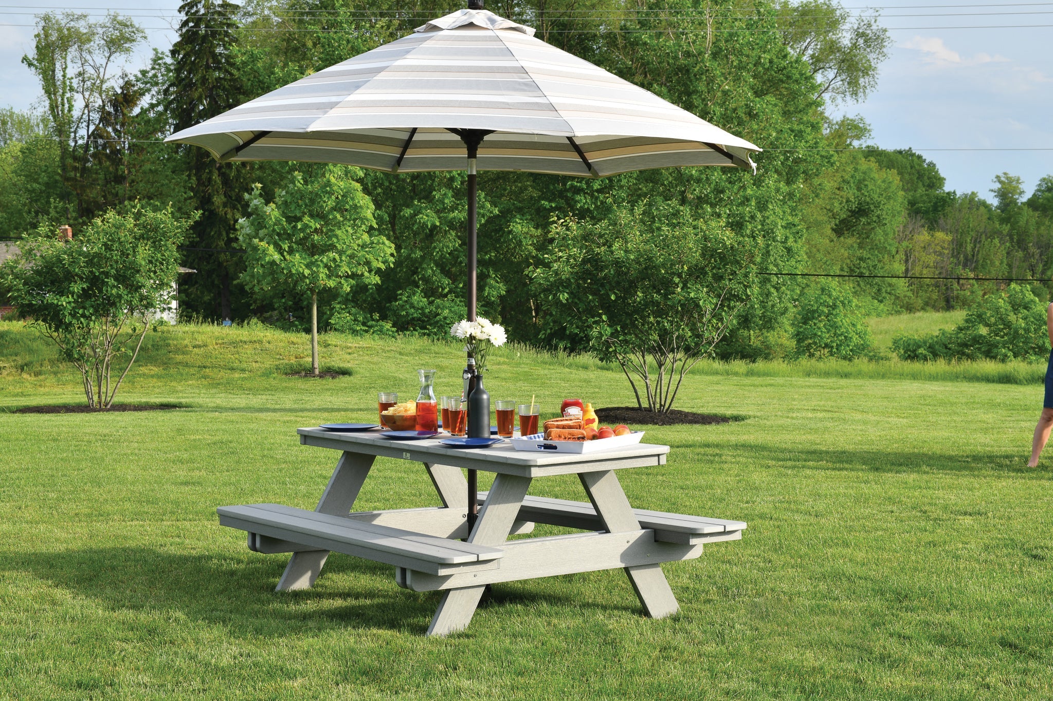 Rectangular Picnic Table – Sugar Creek Amish Furniture